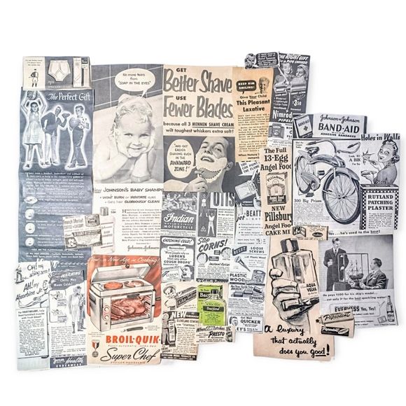 Vintage | Office | Vintage Advertisement Ephemera Ad Cutouts 4s60s ...